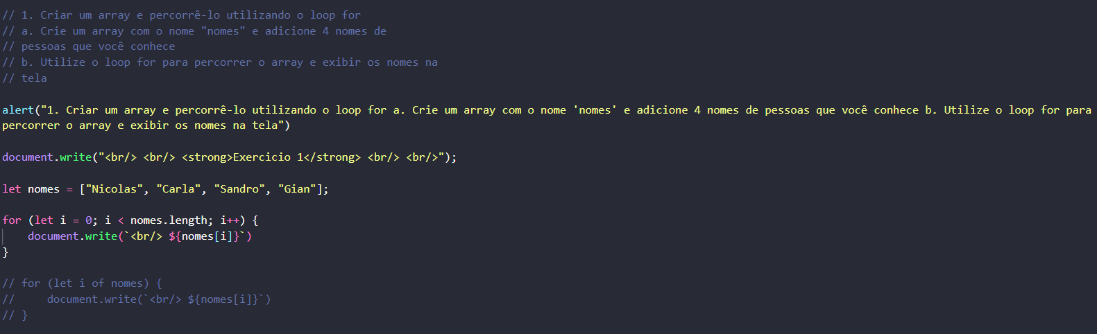Painel de Atividades